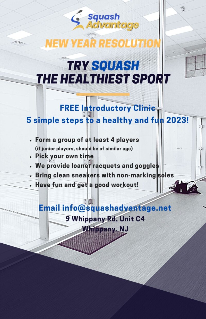 Free Trial Clinics | Squash Advantage